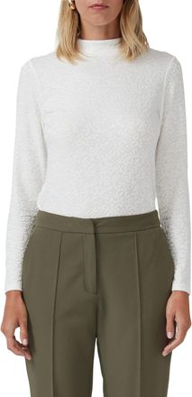 s.Oliver Leicht glänzendes Jacquard-Shirt