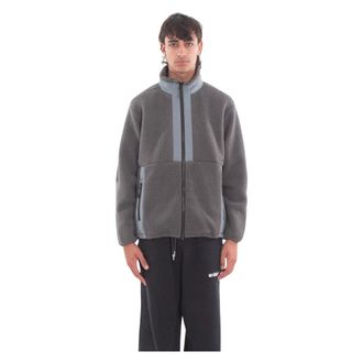 Mizuno Homme, Sweatshirts et sweats &agrave; capuche, Gris, Taille: L Polartec Pile Utility Jacket