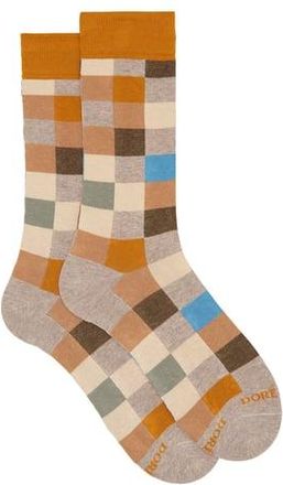 Dor&eacute; Dor&eacute; Chaussettes imprim&eacute;es en coton
