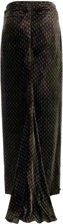 Dries Van Noten Khaki Gonne Skirt
