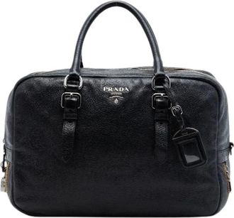 Prada Sac &agrave; main vintage doccasion - Femme - Pre-owned - Noir - Taille: ONE Size