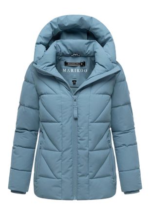 Marikoo Damen Winterjacke Kuschelnasee mit Kapuze und Fleecefutter