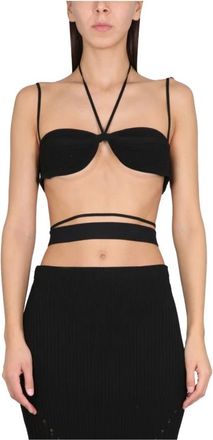 ADĀMO Andrea Adamo Femme, Tops, Noir, Taille: 40 FR D&eacute;bardeurs