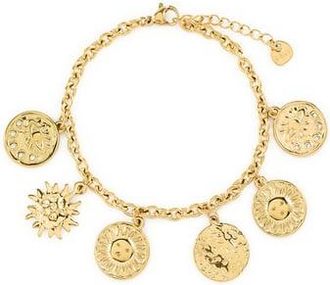 Au Printemps Paris Bracelet charms en acier