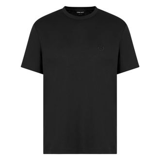 Giorgio Armani Homme, Tops, Noir, Taille: XL Uc001 Black Beauty T-Shirt