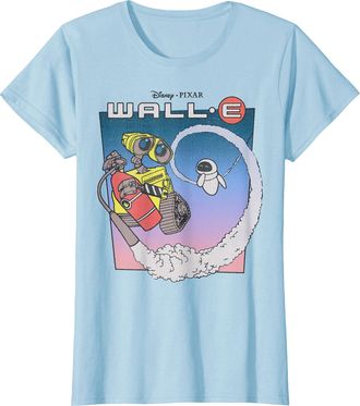 Disney Pixar Wall-E Fly Eve im Retro-Look T-Shirt