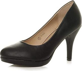 Ajvani Femmes Talons Hauts Moyen soir&eacute;e &eacute;l&eacute;gant Escarpins Chaussures Pointure 6 39