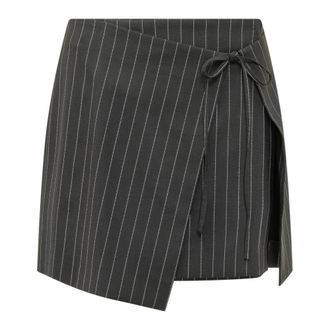 Sportmax Femme, Jupes, Noir, Taille: 36 FR Spxfatti Mini Skirt