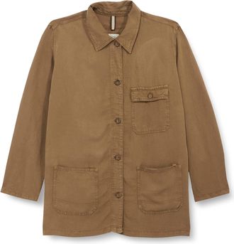 Camel Active Damen 320280/7411 Jacke, Military Olive, 36