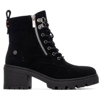 Refresh Bottines Femme Noir - Chaussures confortables et polyvalentes - Mode d&eacute;contract&eacute;e - Mod&egrave;le 17302202 (Taille39)