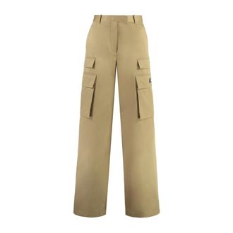 Versace Cargo-Hose mit weitem Bein - - Trousers - Damen - Beige - S