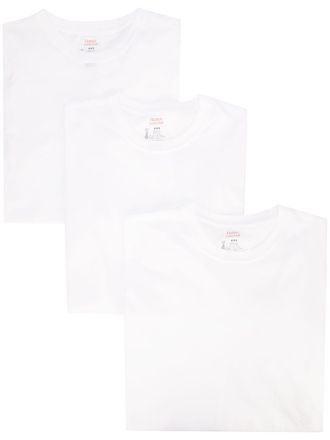SUPREME lot de trois t-shirts Hanes - Blanc