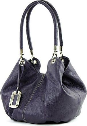 modamoda.de sac sac italien en cuir &eacute;pais 228, Couleur:Violet fonc&eacute;
