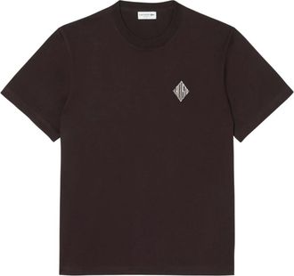 Lacoste Homme, Tops, Brun, Taille: S T-Shirt Col Rond Coupe Classique