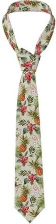 Generic Cravate Pommes De Pin Tropicales, Feuilles De Bananier Fine Tie Tendance Cravate Pour Hommes Pour Affaires &Eacute;v&eacute;nements F&ecirc;te