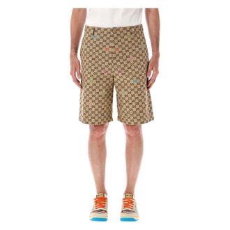 Gucci GG Canvas Shorts - - Shorts - Herren - Beige - S