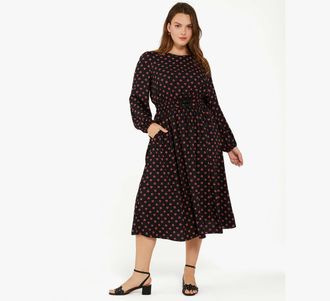 Kate Spade New York Heartfelt Geo Midikleid