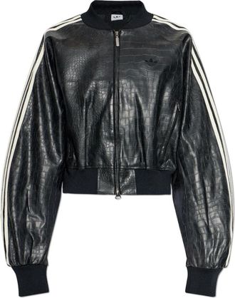 adidas Femme, Vestes, Noir, Taille: 42 FR SST Pleather Jacket
