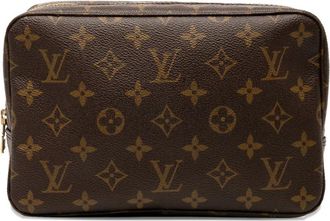 Louis Vuitton pochette Trousse Toilette 23 monogrammée (1997) - Marron