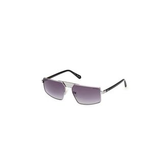 Guess unisex, Accessoires, Gris, Taille: 60 MM Lunettes de soleil Gunmetal Gradient Smoke