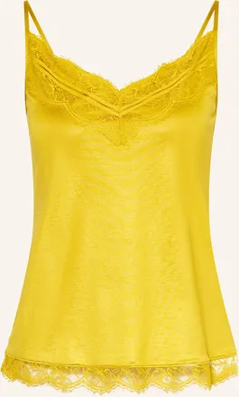Mey Mey Schlaftop Serie Shine Lace Mit Spitze gold