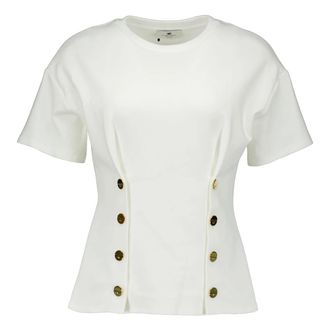 Elisabetta Franchi T-Shirt - - Blouses & Shirts - Damen - Wei&szlig; - 2XS