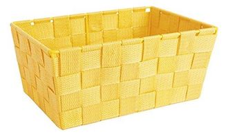 Excelsa Cross Korb 25x17,5x11cm in gelb, Polypropylen, 25 x 17.5 x 11 cm