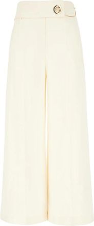 Simona Corsellini Femme, Pantalons, Beige, Taille: 36 FR Pantalon &agrave; cha&icirc;ne