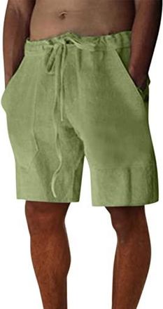 Generic Pantalon court d&eacute;contract&eacute; d&eacute;t&eacute; pour homme - Grande poche - Mode courte - Pour homme, Vert, XXL