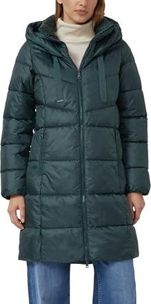 s.Oliver Manteau matelassé avec col montant et capuche, 6933_bleu pétrole, 46