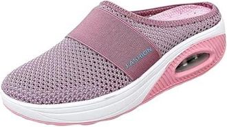 Generic Mules orthop&eacute;diques pour femme - Soutien de la vo&ucirc;te plantaire - Bout ferm&eacute; - Pour diab&eacute;tiques - Large largeur - Respirantes - Confortables - Chaussur