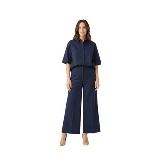 Manila Grace Damen, Blusen & Hemden, Blau, SGr&ouml;&szlig;e
