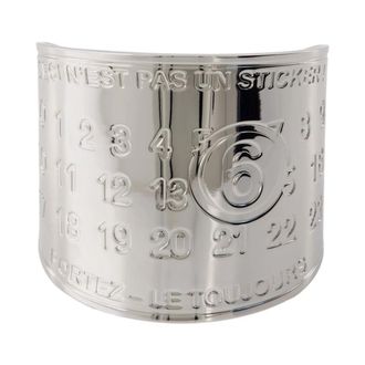 Maison Margiela Souvenir Sticker Band Cuff - - Accessories - Damen - Grau - M