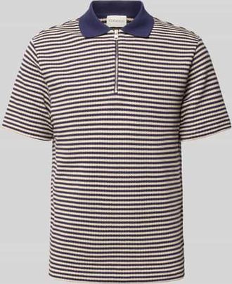Closed Slim Fit Poloshirt in Strick-Optik