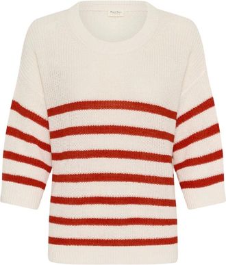 Part Two Femme, Pulls, Beige, Taille: 44 FR Maille &agrave; col rond