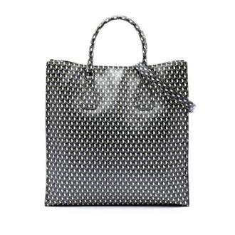 Prada Pre-owned Printed Saffiano Satchel - - Pre-owned - Damen - Schwarzk - ONE SIZE