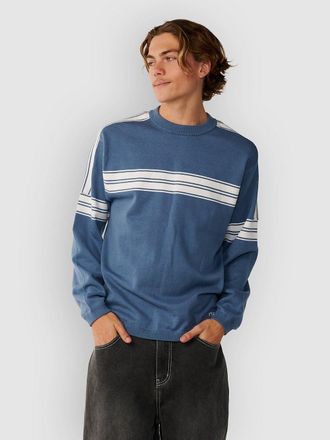 Rip Curl Archive Twu Stripe Crew Knit Pull bleu