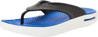 Crocs Herren Inmotion Flip Flop, Schwarz/Blau Bolt, Gr&ouml;&szlig;e 42, Black Blue Bolt, 42/43 EU