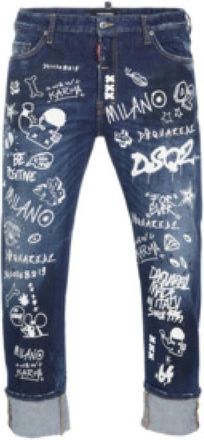Dsquared2 Klassische Blaue Slim Fit Herren Jeans - - Jeans - Herren - Blau - XS