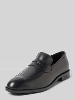 HUGO BOSS Lederloafers mit Label-Details Modell Tayil
