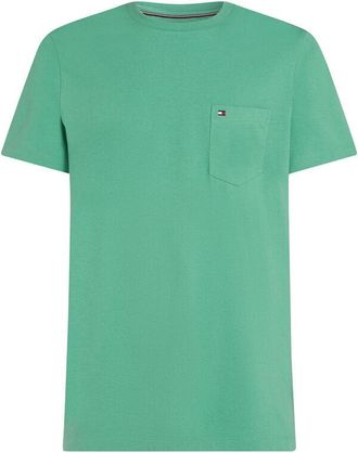 Tommy Hilfiger Herren T-Shirt ESSENTIAL SOLID POCKET TEE