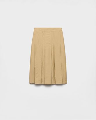 Prada Faltenrock aus Funktionsgewebe