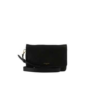 Pourchet Femme, Sacs, Noir, Taille: ONE Size Sac bandouli&egrave;re &agrave; rabat Pens&eacute;e