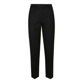 True Royal Schwarze Wollmischungshose Hergestellt in Italien - - Trousers - Damen - Schwarzk - S