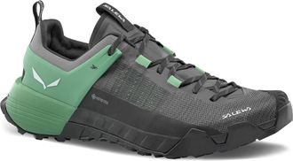 Salewa Herren Wildfire NXT GTX Schuhe - wasserdichter Gore-Tex Trailschuh zum Wandern & Trekking, Quicksand/Dark Denim, 46.5 EU