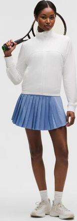 lululemon Jupe de tennis pliss&eacute;e taille haute Longue pour Femmes - Bleu - Taille 10