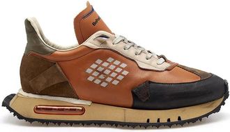 Bepositive Low-Top Sneaker - Space Race - Distressed Leather Sneakers - Gr. 41 (EU) - in Braun - f&uuml;r Damen