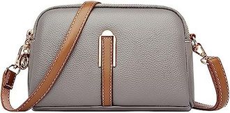 Generic Sac à bandoulière décontracté à bandoulière réglable pour femme - Sac à bandoulière transparent pour femme, gris, Taille unique