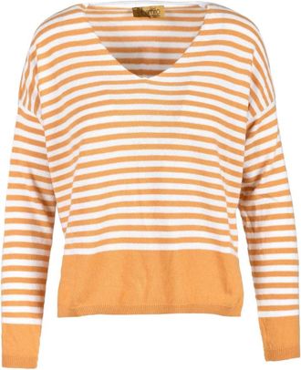 Ebarrito Femme, Pulls, Multicolore, Taille: ONE Size Maglia V-neck Tricots