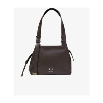 A|X Armani Exchange Sac port&eacute; &eacute;paule Alice S - Femme - Sacs - Brun - Taille: ONE Size
